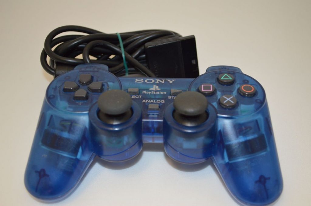 Tay Cầm PS1 Aqua Blue Hàng Hiếm Độc Nhất - ShopMayGame.Com